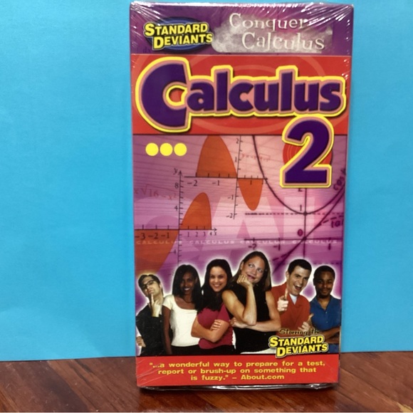 Media | New Sealed Vhs Calculus 2 Starring The Standard Deviants | Poshmark